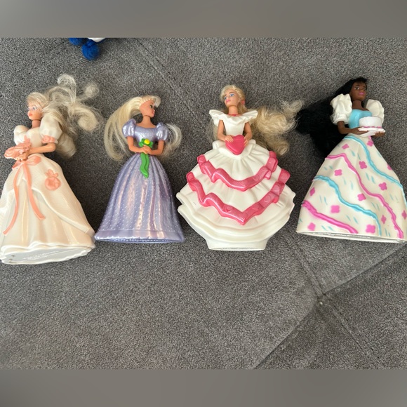 Accessories | 4 Vintage Mcdonalds Barbie Bundle Ball Gowns Sets | Poshmark